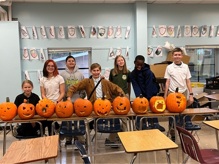 GMS Students Carve Pumpkins | Grant Middle School