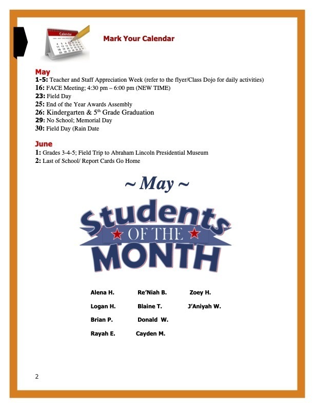 Mustang Moments | May 2023 | Matheny-Withrow Elementary School